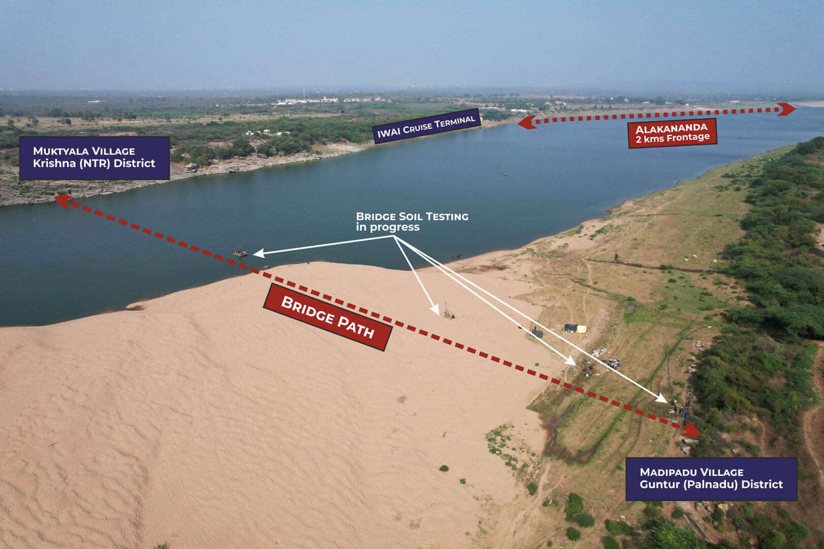 Location & Surrounding Developments : Alakananda RiverFront