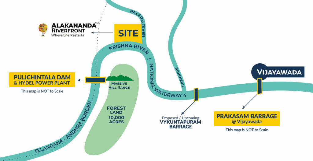 Location & Surrounding Developments : Alakananda RiverFront