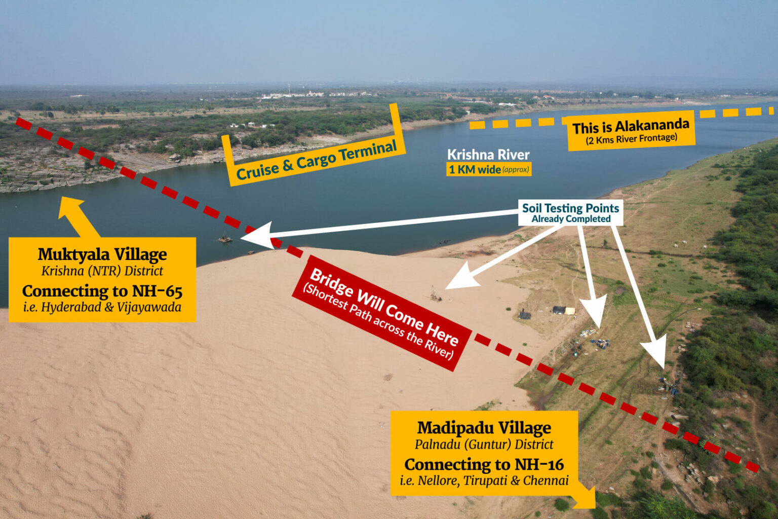 Location & Surrounding Developments : Alakananda RiverFront